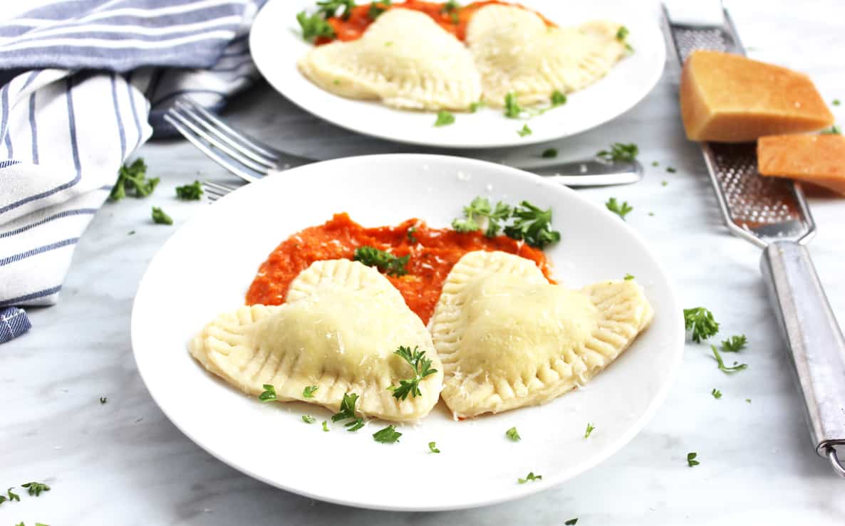 Heart Shaped Ravioli (Homemade Ricotta & Spinach Ravioli) - Slow The ...