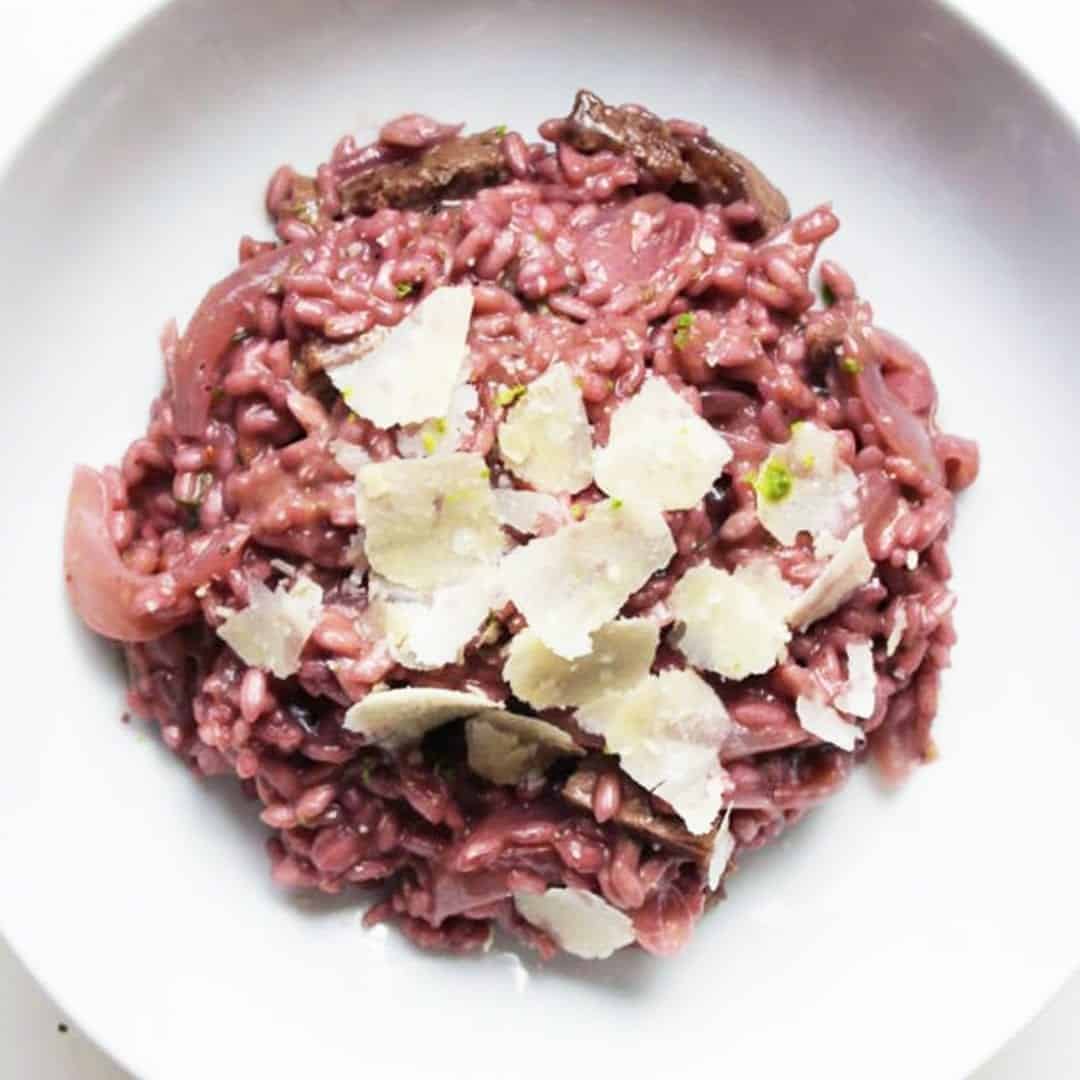 Red Wine Risotto with Steak - Slow The Cook Down