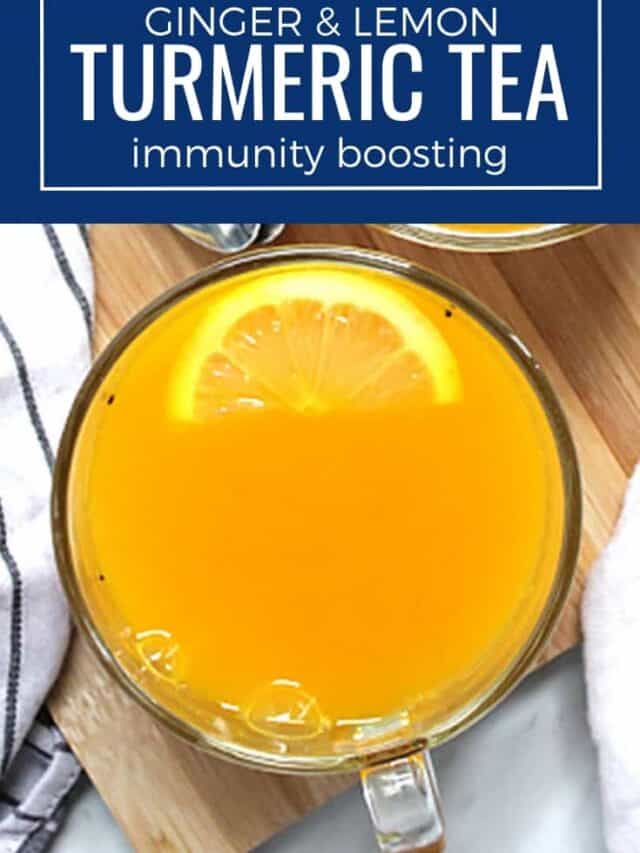Ginger Turmeric Lemon Tea - Slow The Cook Down