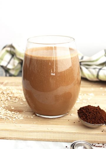 Coffee Smoothie with Banana and Oats - Slow The Cook Down