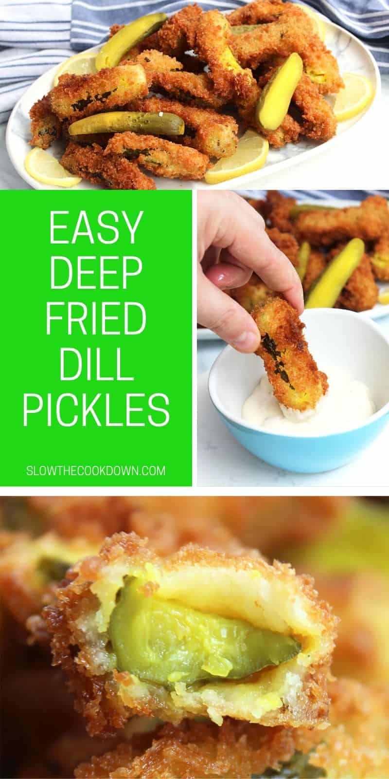 Deep Fried Dill Pickles (Frickles) - Slow The Cook Down