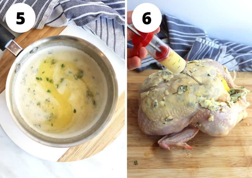 Slow Roasted Chicken with Lemon, Herbs and Garlic - Slow The Cook Down