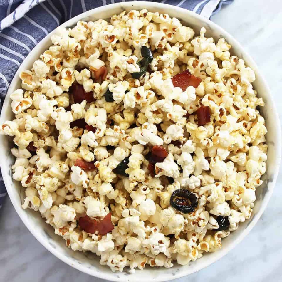 Bacon Jalapeño Popcorn (Sweet and Spicy) - Slow The Cook Down