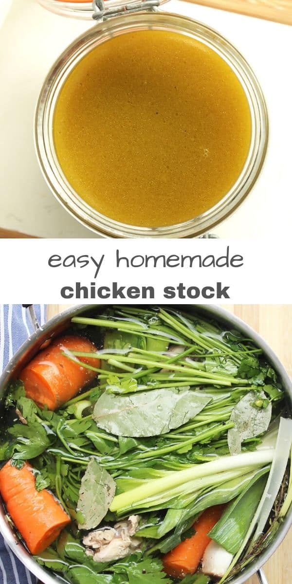 How To Make Homemade Chicken Stock - Slow The Cook Down