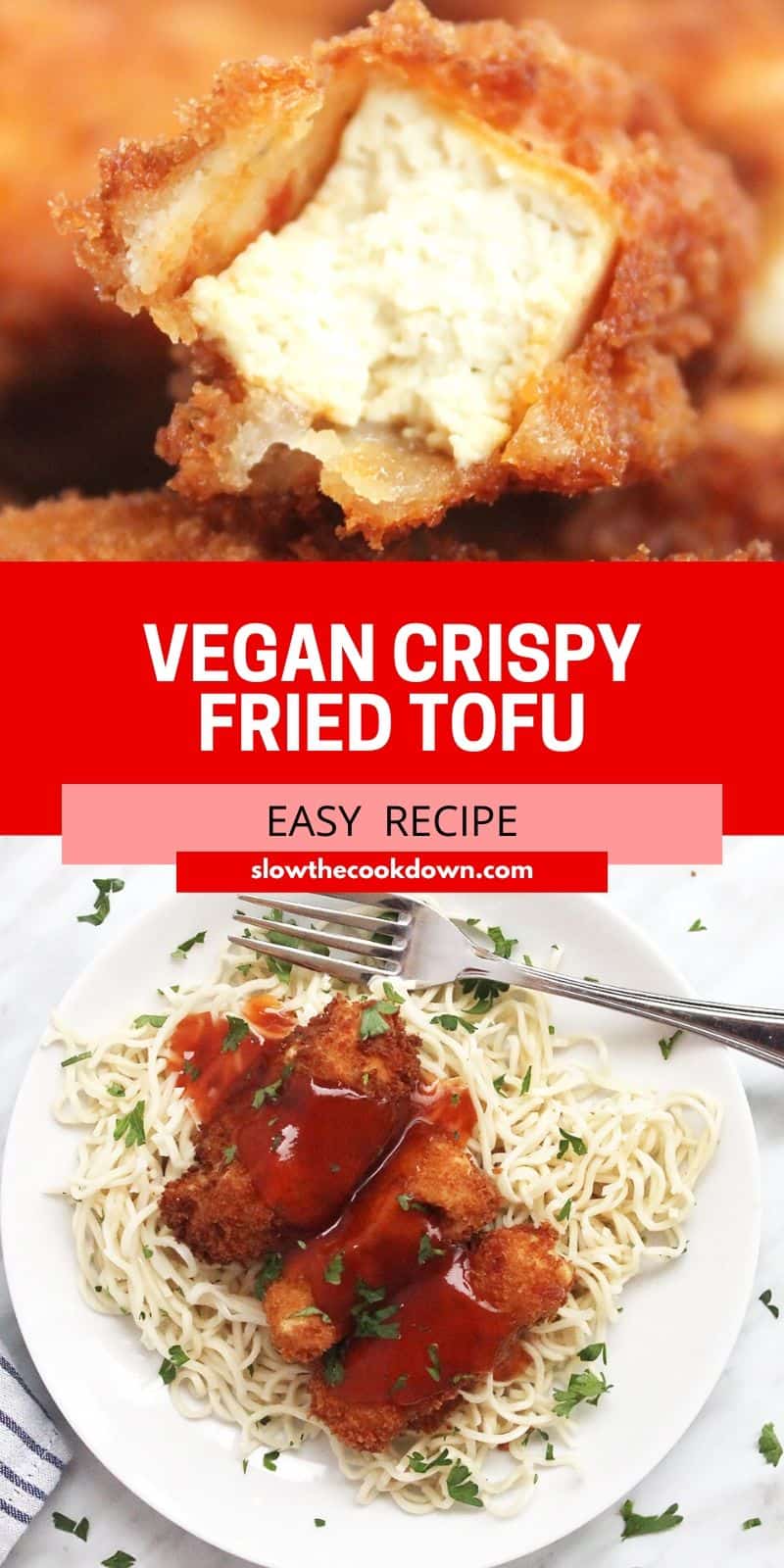 Breaded Crispy Tofu Recipe - Slow The Cook Down