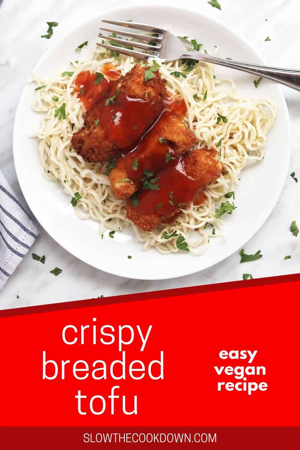 Breaded Crispy Tofu Recipe - Slow The Cook Down