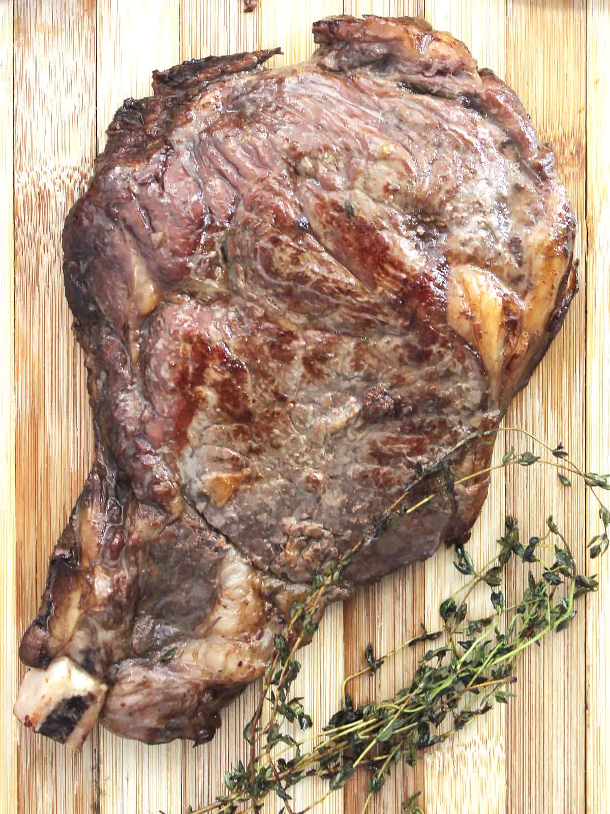 Coffee Marinated Steak (Reversed Seared) - Slow The Cook Down