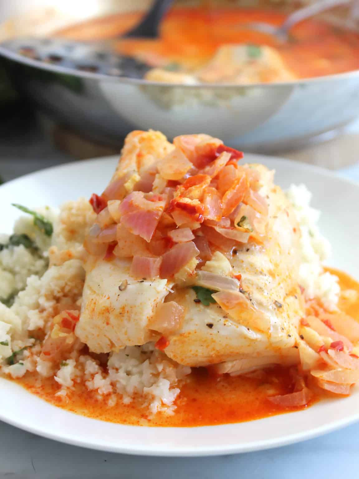 Poached Cod in Coconut Milk - Slow The Cook Down