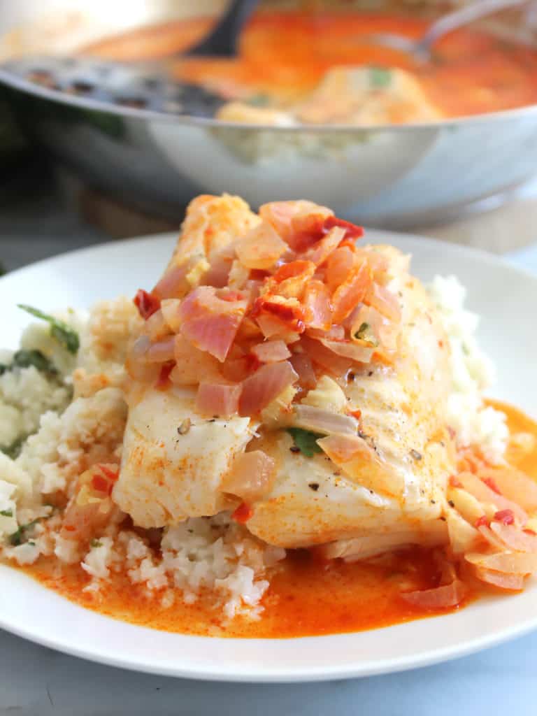 Poached Cod in Coconut Milk - Slow The Cook Down