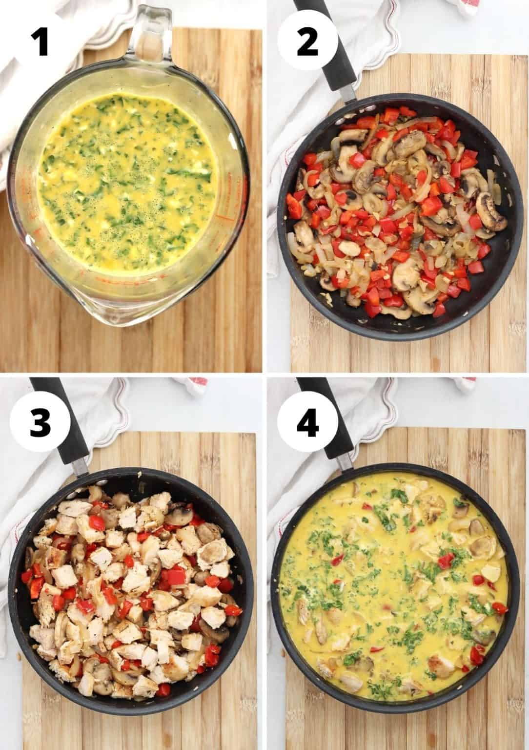 Chicken Frittata - Slow The Cook Down