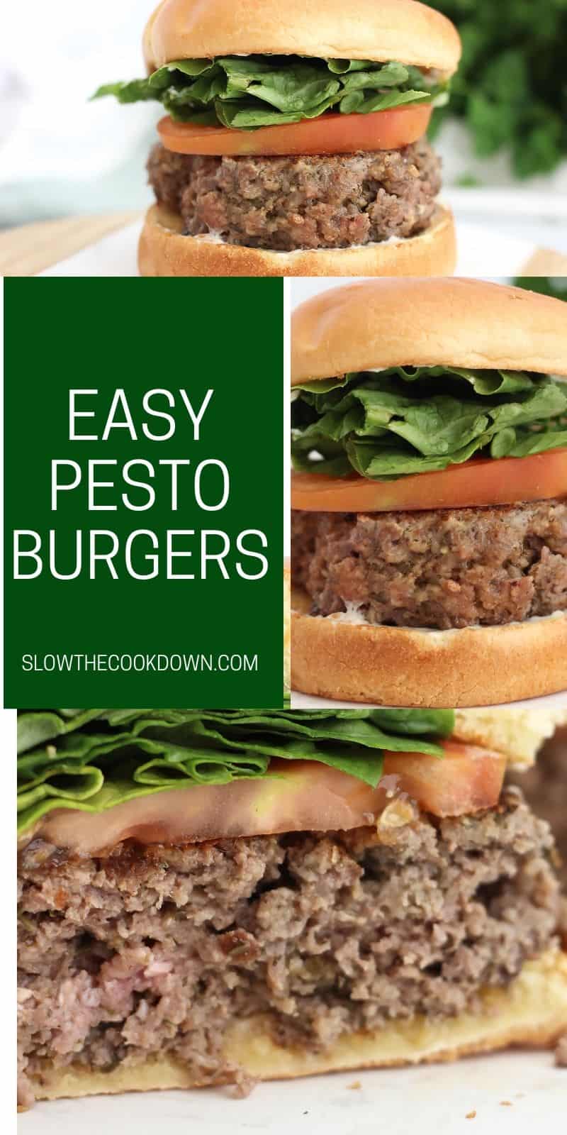 Pesto Burgers - Slow The Cook Down