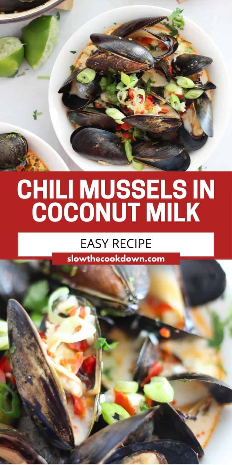 Chilli Mussels in Coconut Milk - Slow The Cook Down
