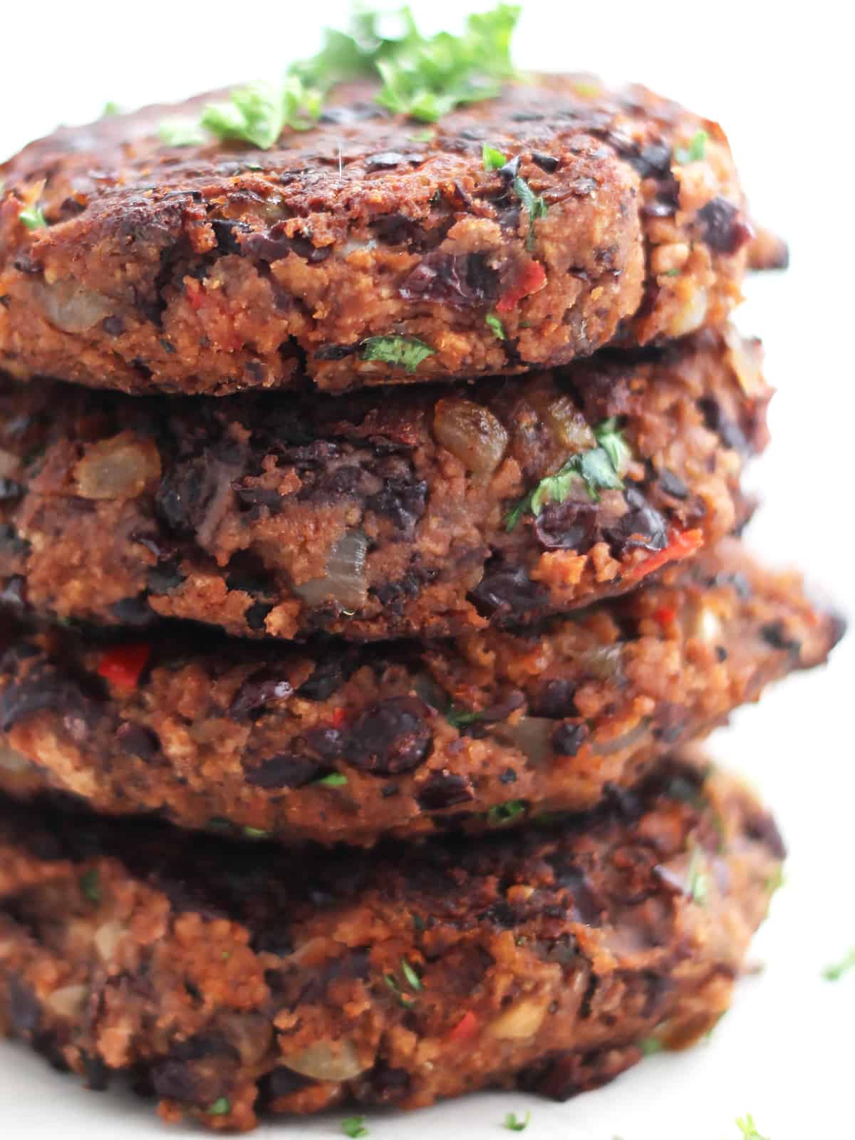 Spicy Black Bean Burger Recipe - Slow The Cook Down