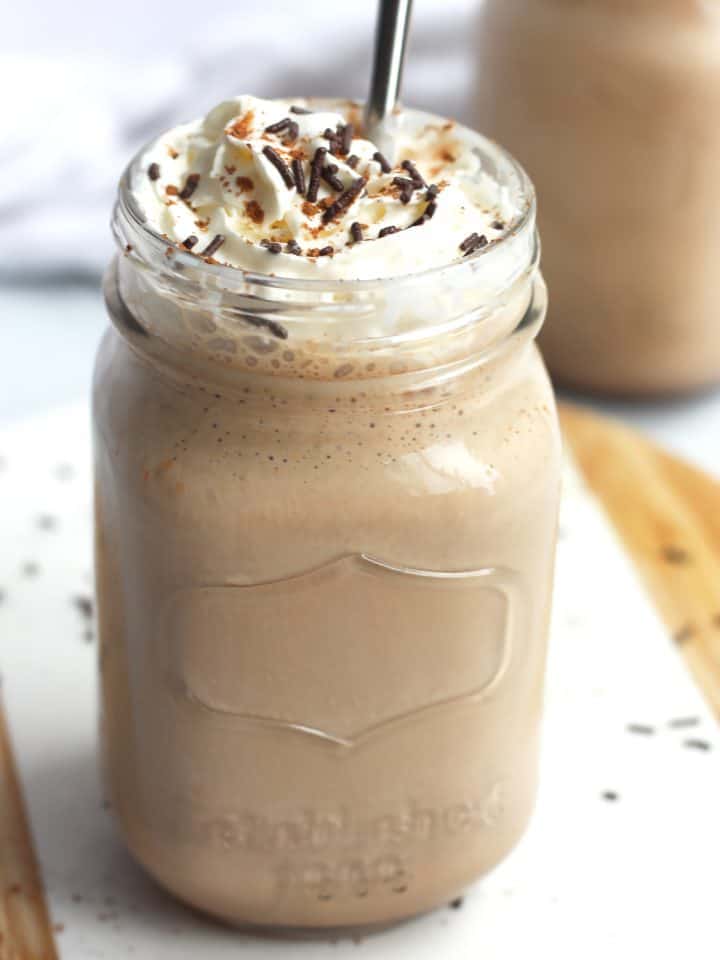 Chocolate Coffee Milkshake (Mocha Milkshake) - Slow The Cook Down