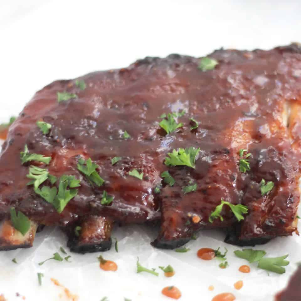 Maple BBQ Ribs (Oven Baked) - Slow The Cook Down