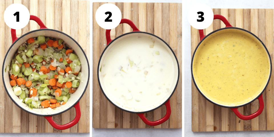 Creamy Turkey Leek Soup (Leftover Thanksgiving Recipe) - Slow The Cook Down