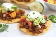 Ground Turkey Tostadas - Slow The Cook Down