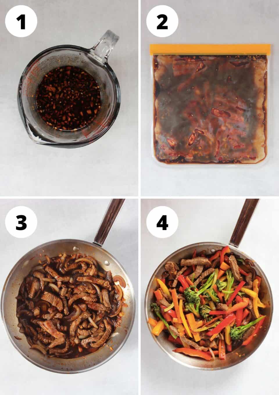 Marinated Beef and Vegetable Stir Fry - Slow The Cook Down