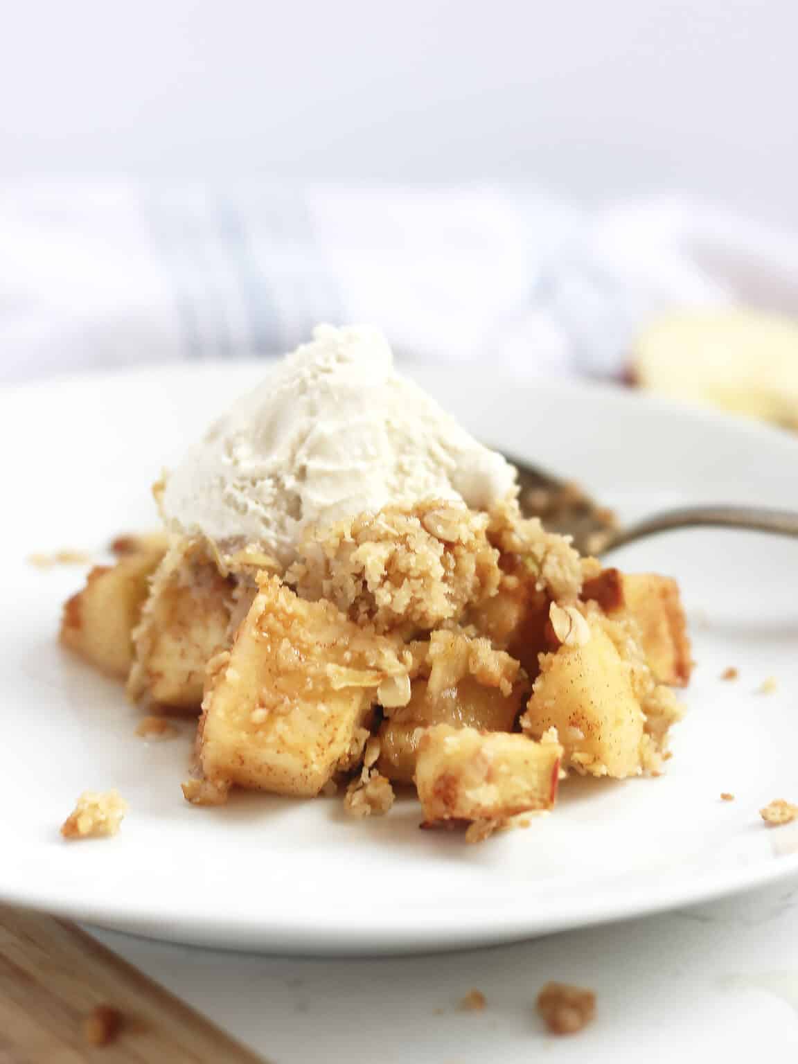Air Fryer Apple Crisp - Slow The Cook Down