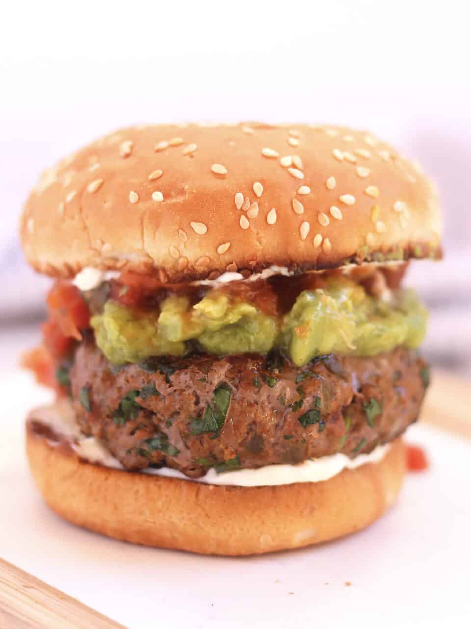 Mexican Taco Burger Recipe - Slow The Cook Down