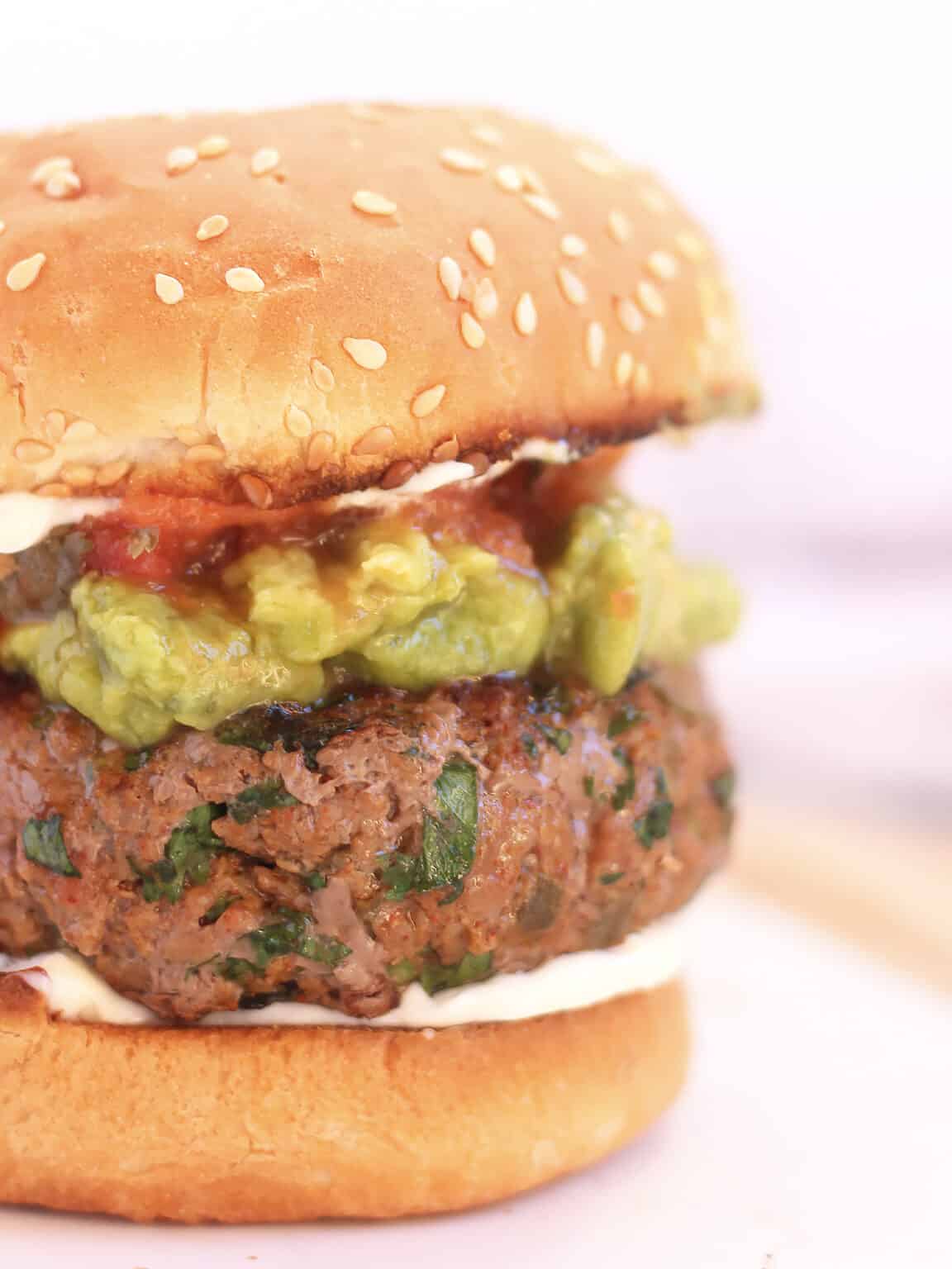 Mexican Taco Burger Recipe - Slow The Cook Down