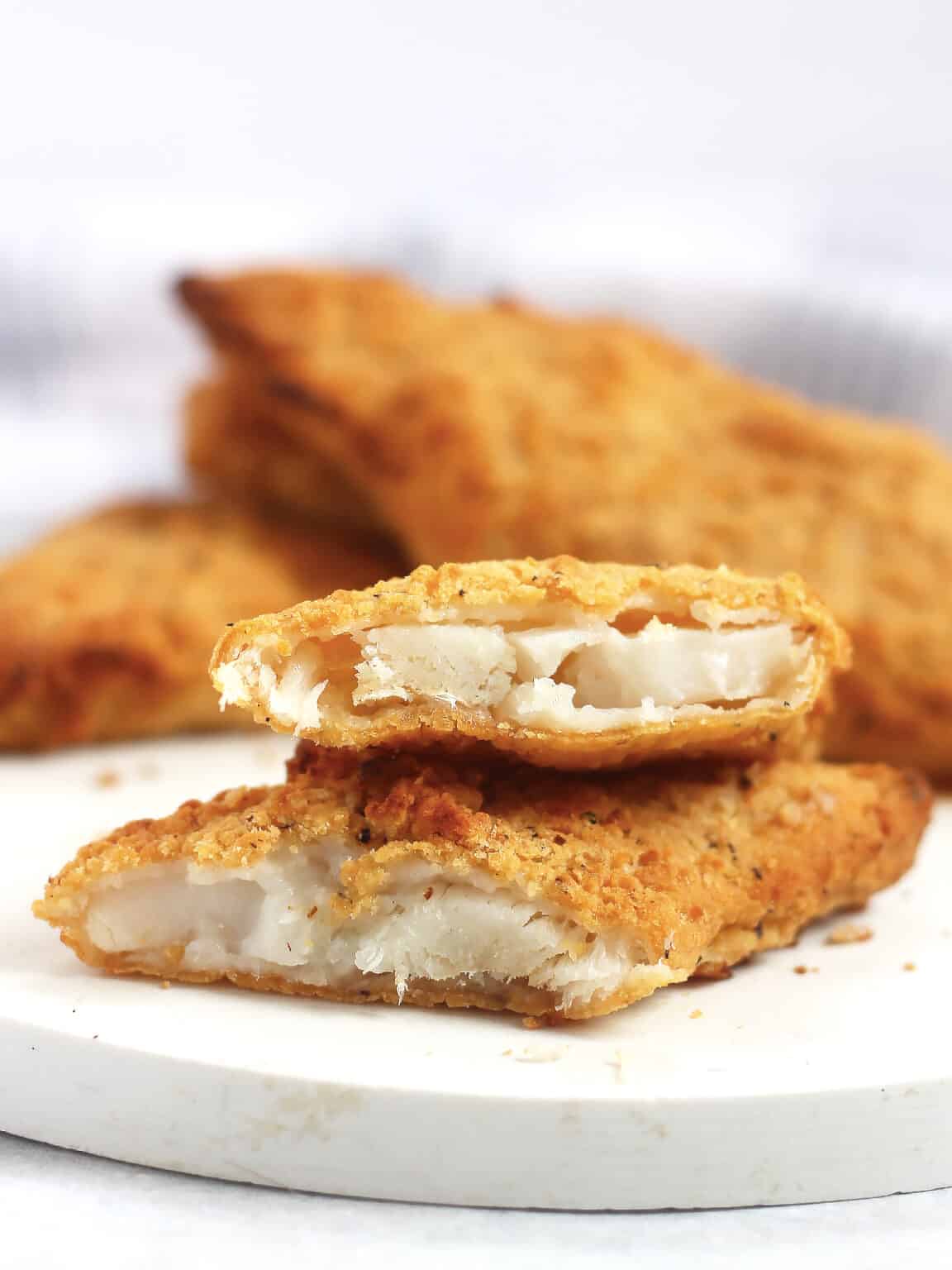 Air Fryer Frozen Breaded Fish - Slow The Cook Down