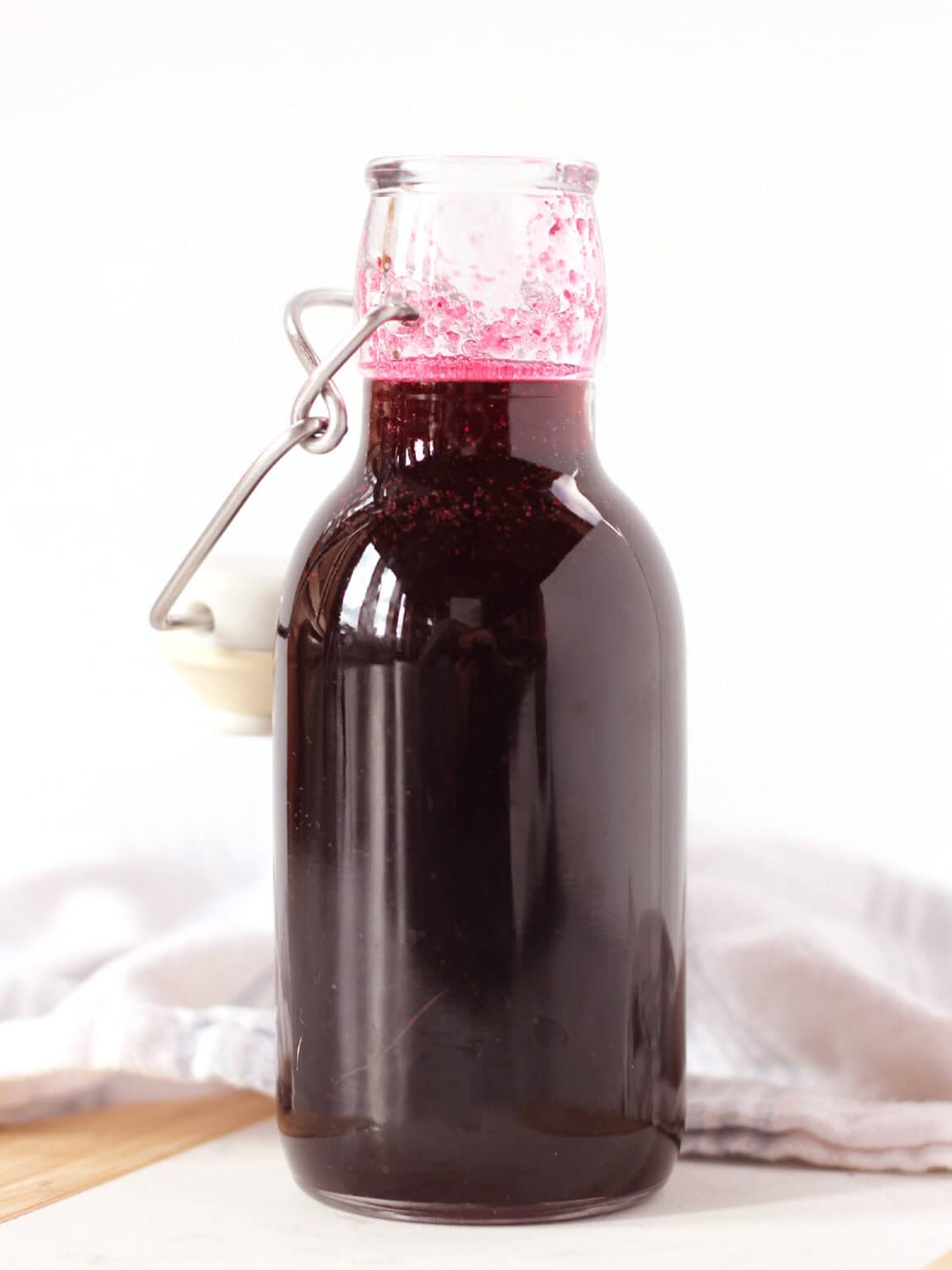 Blueberry Simple Syrup - Slow The Cook Down